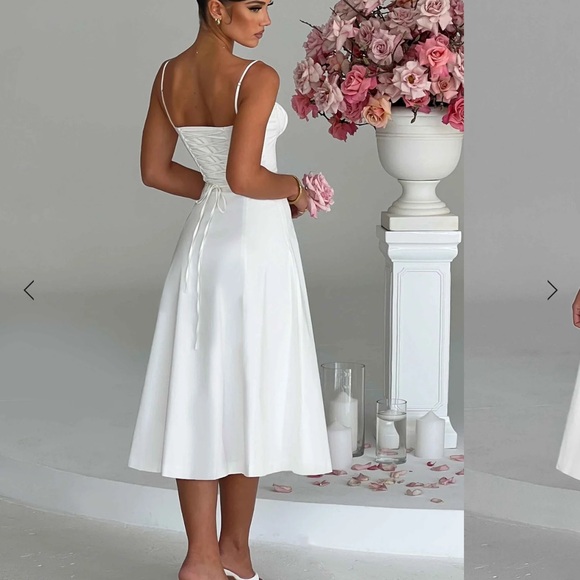 Baby Boo | Dresses | Baby Boo Deanna Midi Dress Ivory | Poshmark